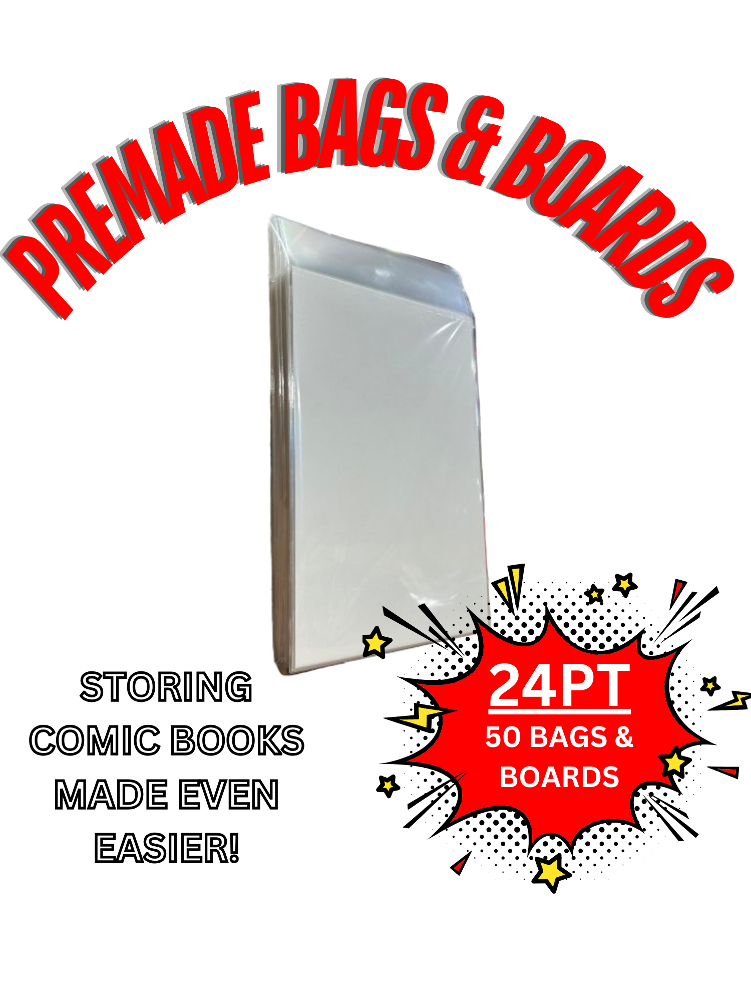 Premade Bags & Boards – Comic Pro Line