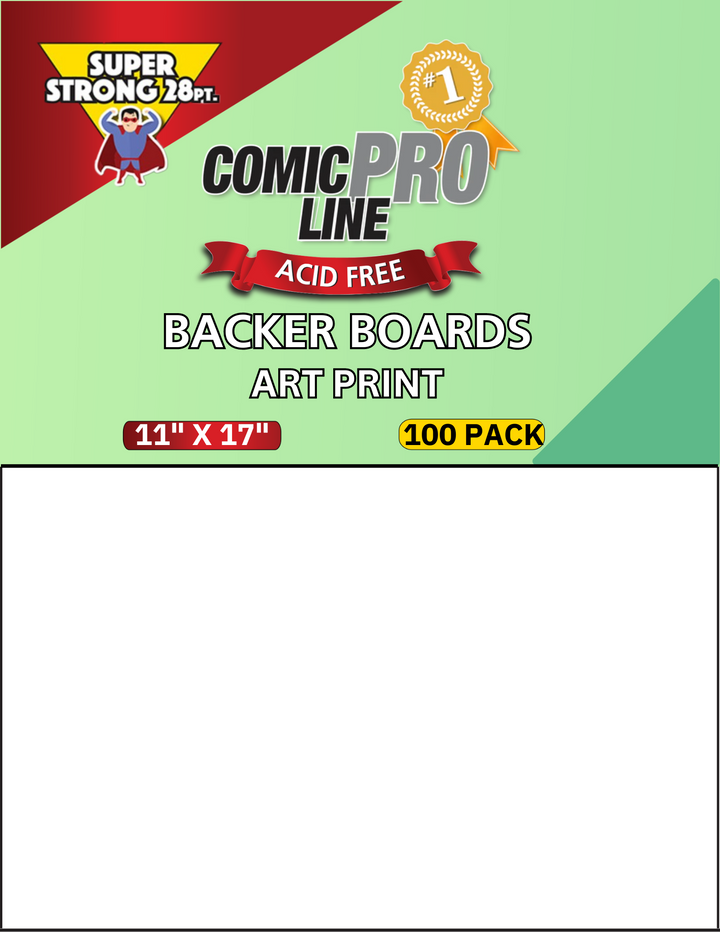 Shop Comic Book Boards | Acid Free Comic Backer Boards – Comic Pro Line