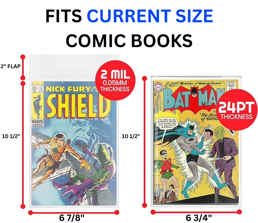 24pt Current Comic Backing Boards – Comic Pro Line