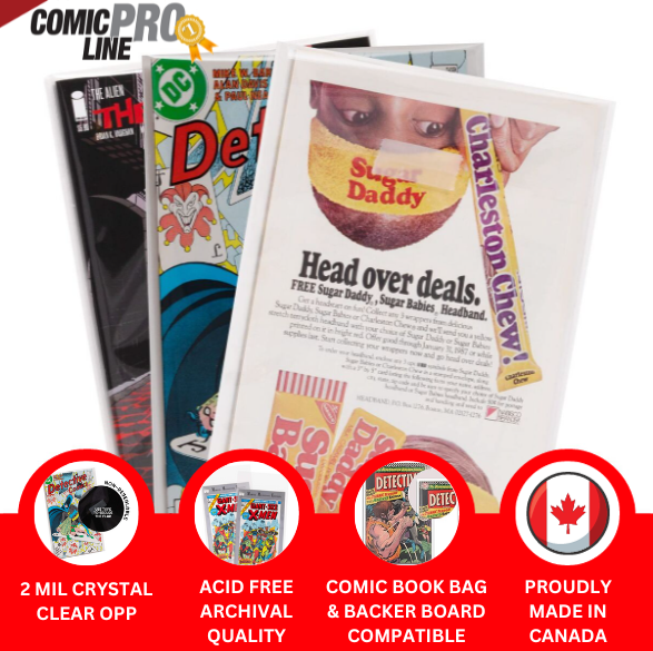Bulk OPP Current Comic Bags - 1000 Loose Bags Per Case – Comic Pro Line