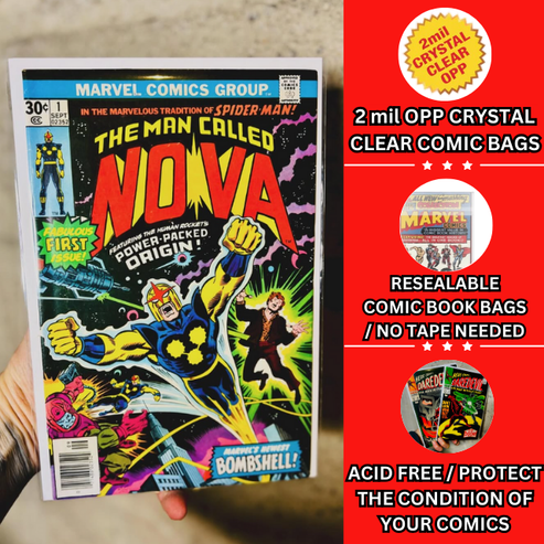 Resealable Silver Size Comic Bags – Comic Pro Line