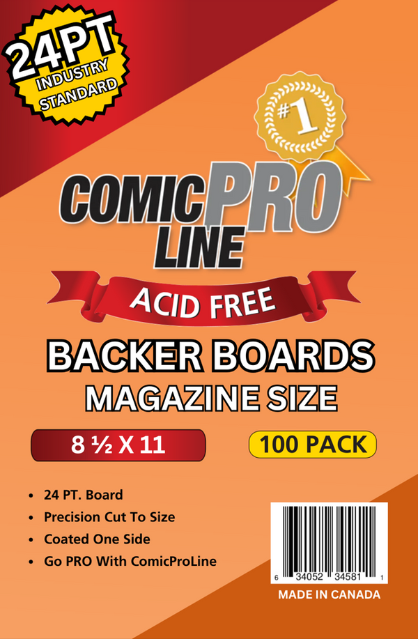 24PT Magazine Backing Boards – Comic Pro Line