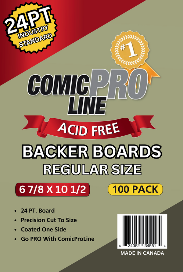 24pt Regular Comic Backing Boards – Comic Pro Line