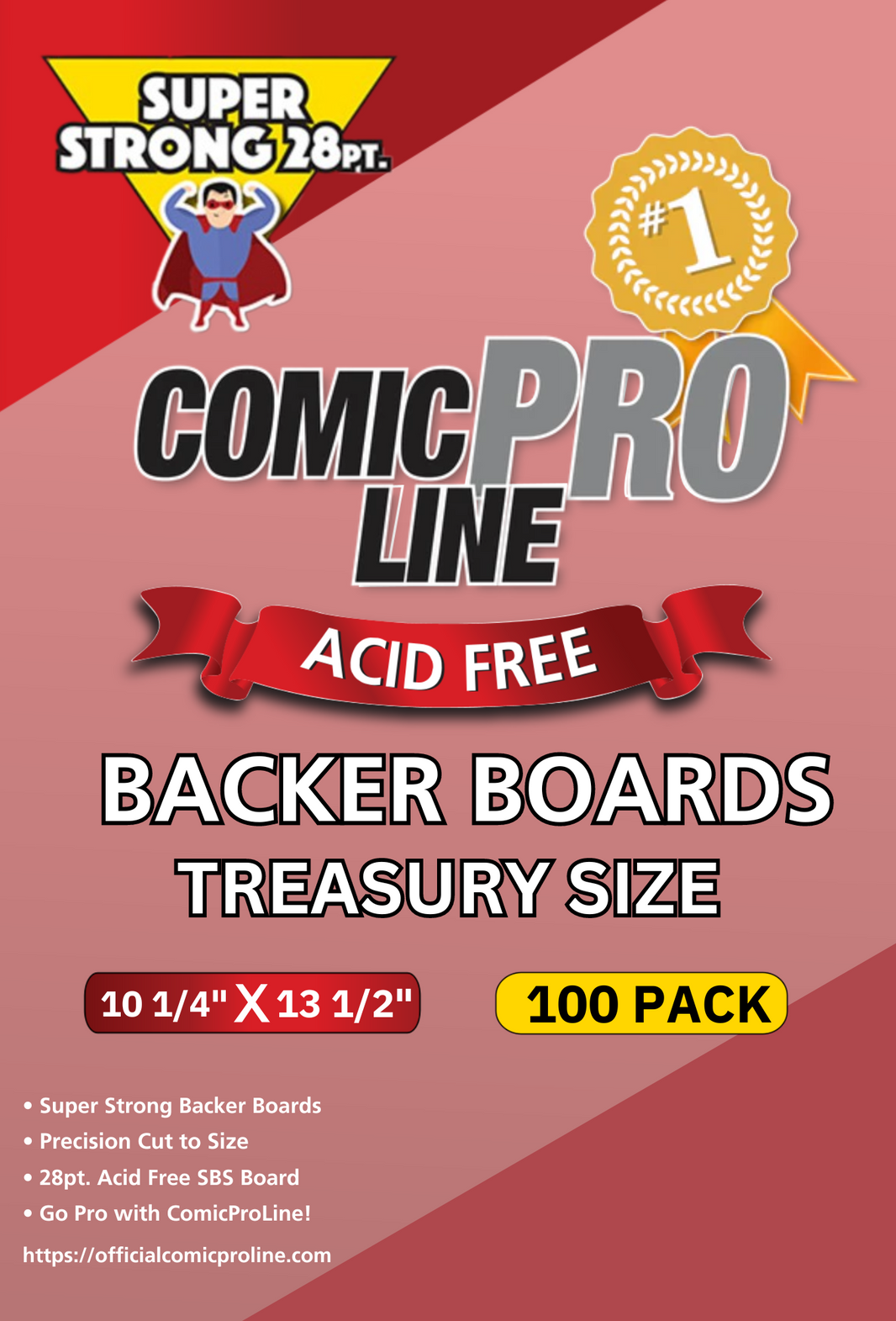 Shop Comic Book Boards | Acid Free Comic Backer Boards – Comic Pro Line