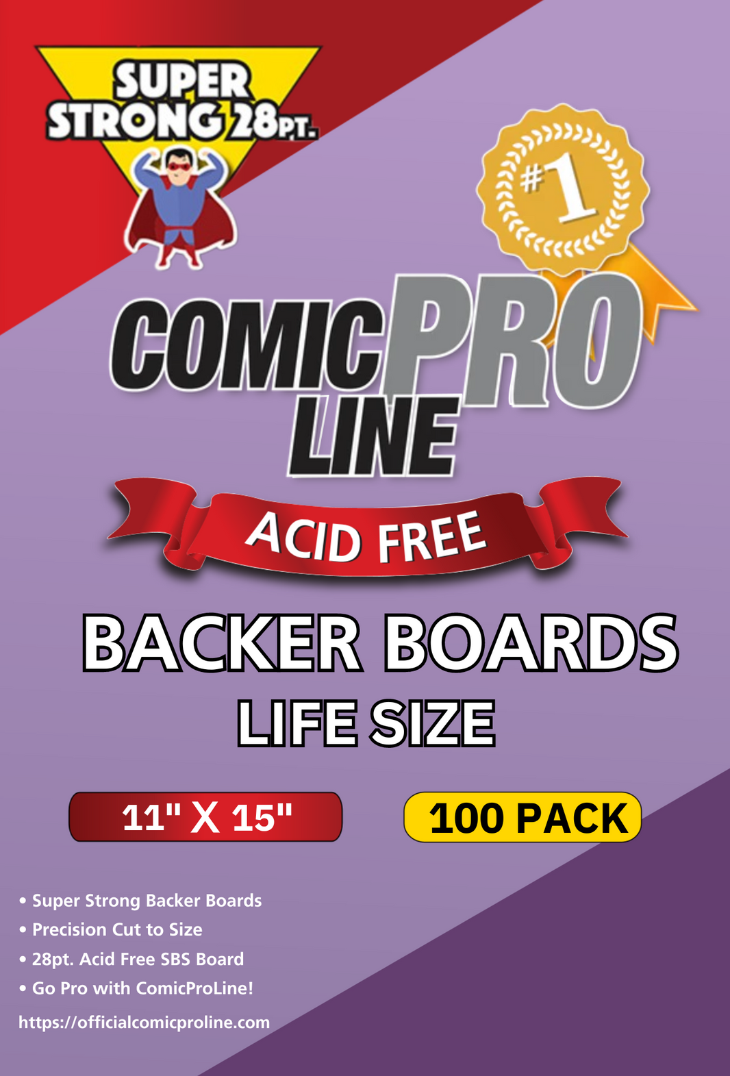 Shop Comic Book Boards | Acid Free Comic Backer Boards – Comic Pro Line
