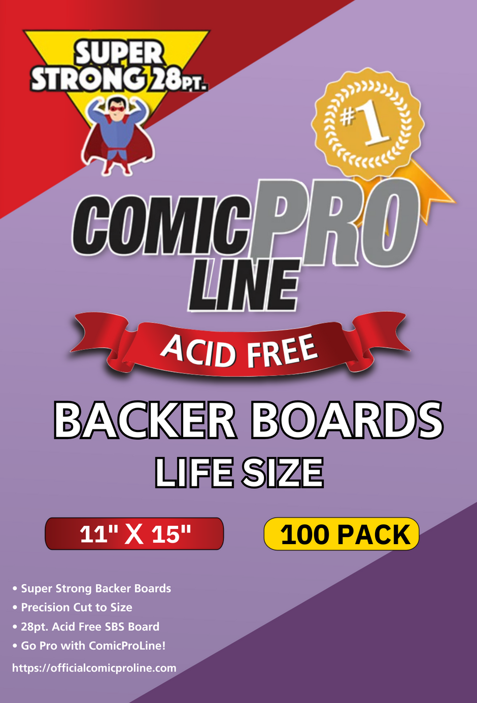 Shop Comic Book Boards | Acid Free Comic Backer Boards – Comic Pro Line