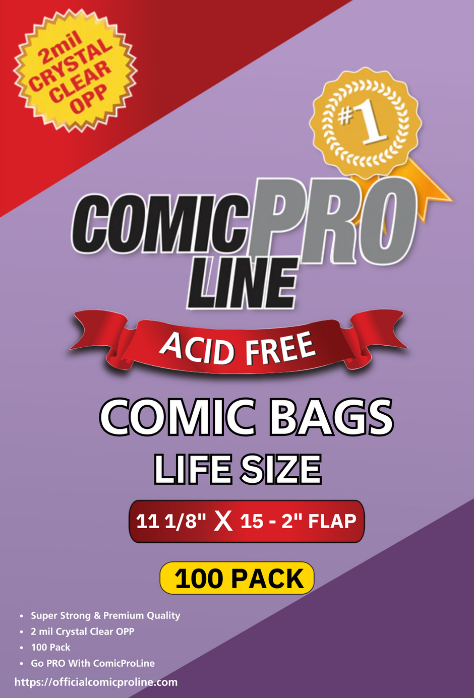 Comic Book Sleeves | Acid Free Comic Book Bags – Comic Pro Line