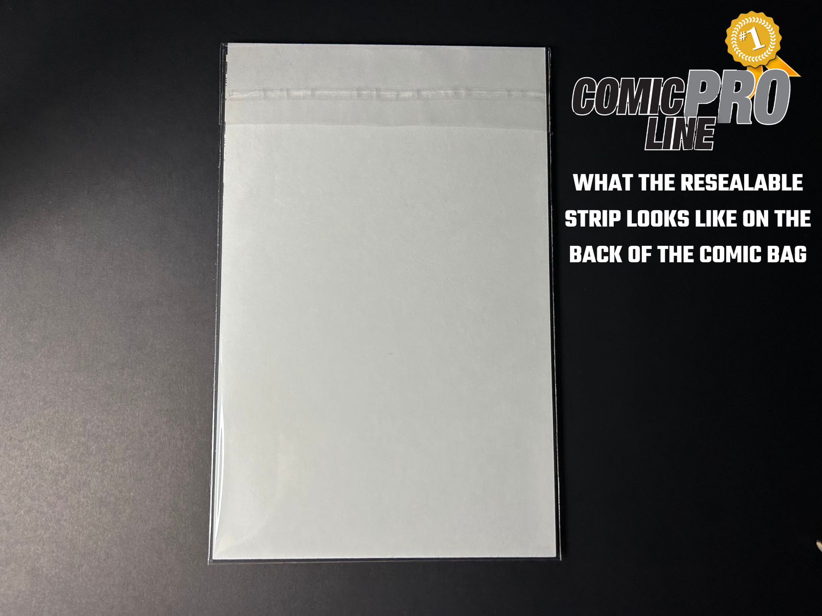 MYLAR GOLDEN SIZE RESEALABLE COMIC BAGS - 7 5/8" X 10 1/2" – Comic Pro Line
