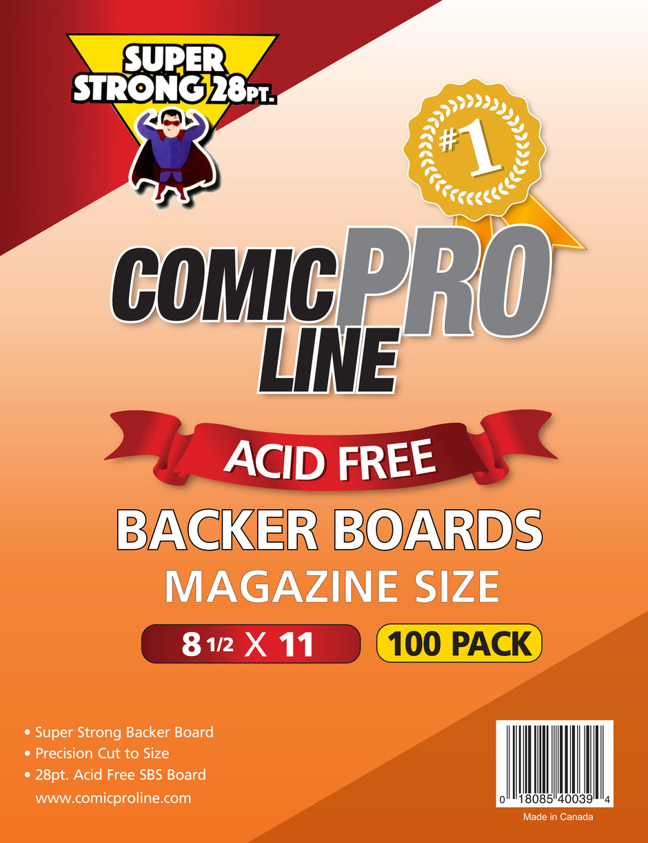 Shop Comic Book Boards | Acid Free Comic Backer Boards – Comic Pro Line