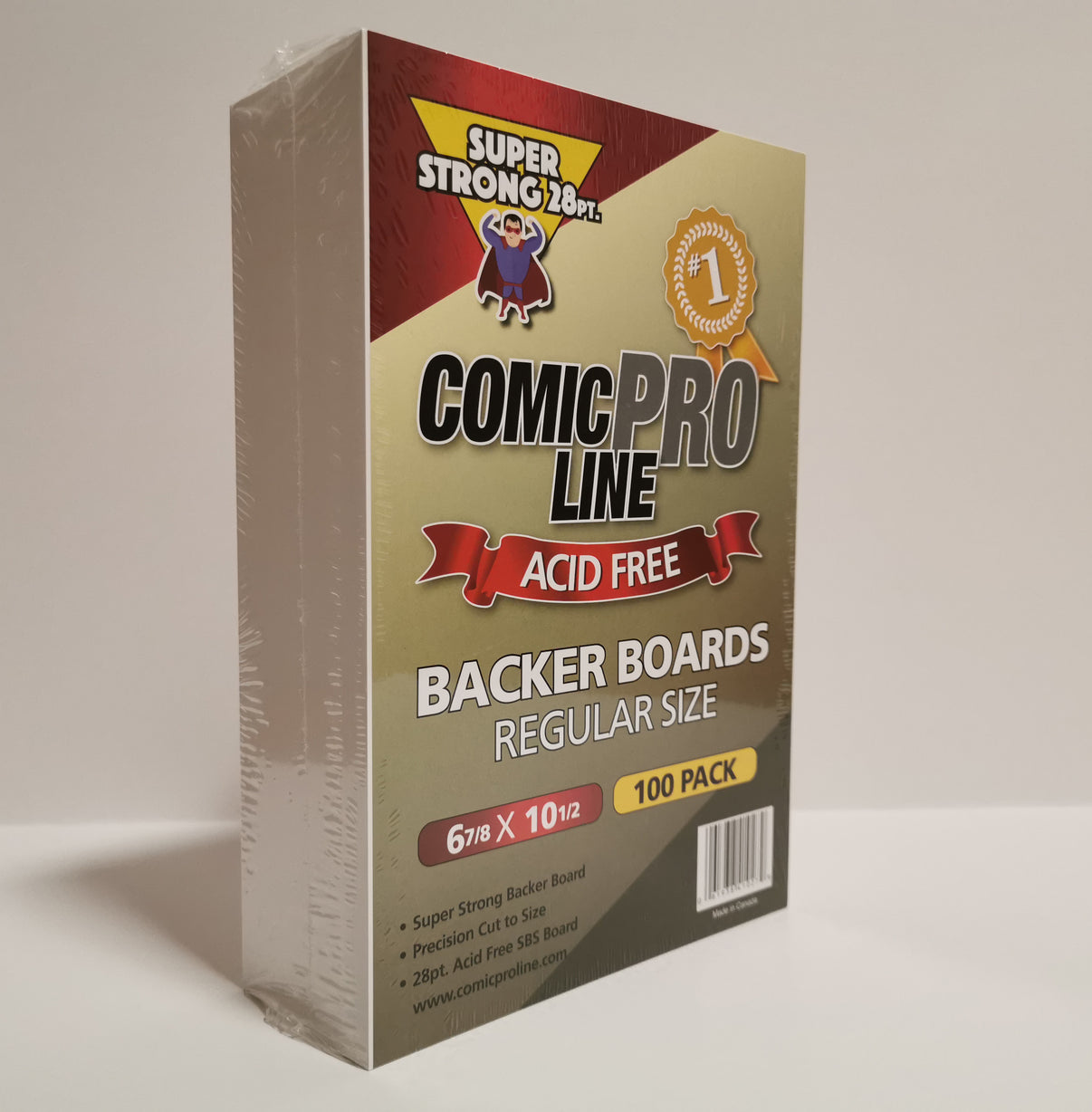 Regular Size 28PT Comic Backer Boards - 6 7/8" X 10 1/2" ComicProLine ...