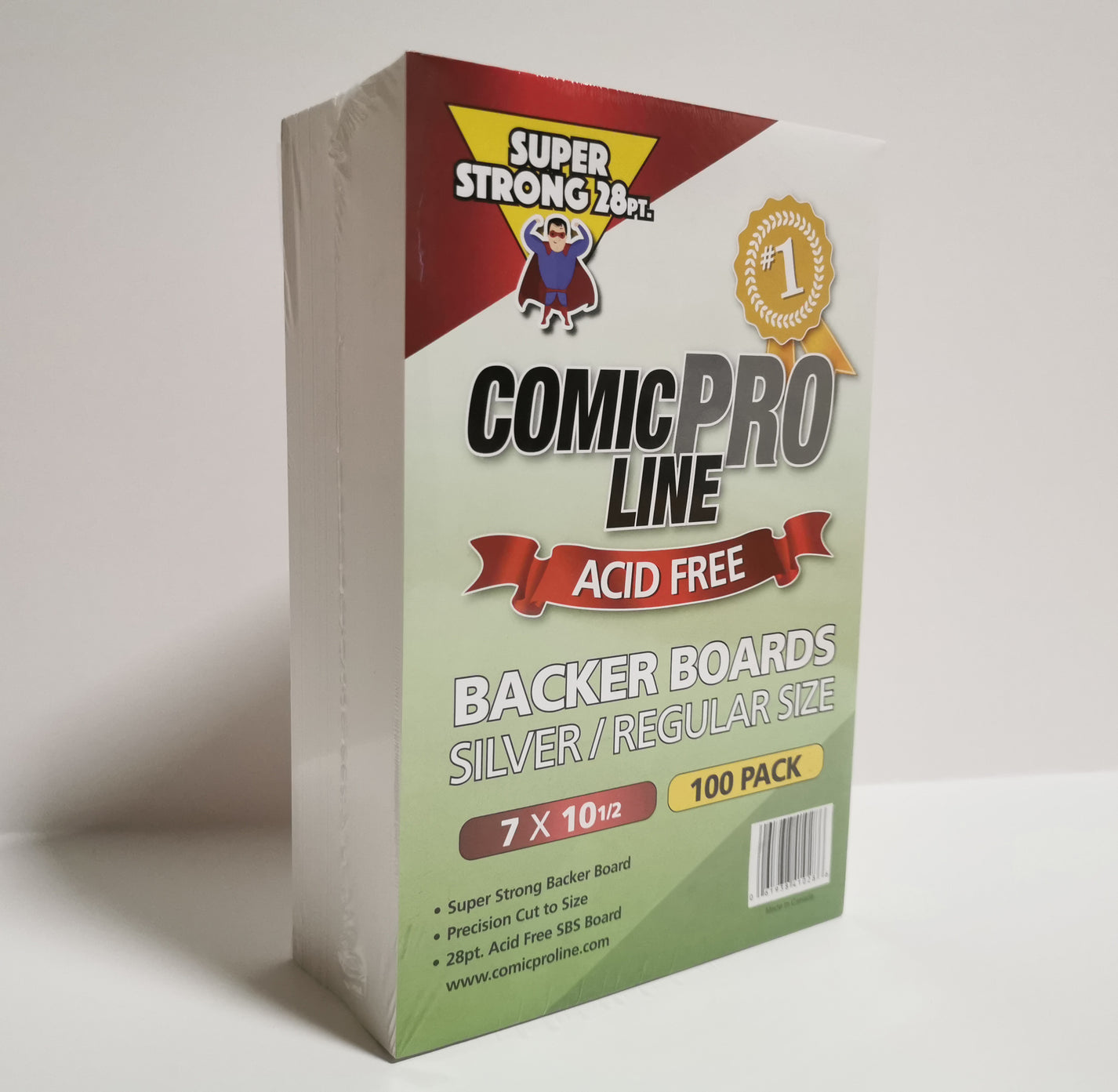 Silver / Reg Size 28PT Backer Boards - 7" x 10 1/2" - ComicProLine ...