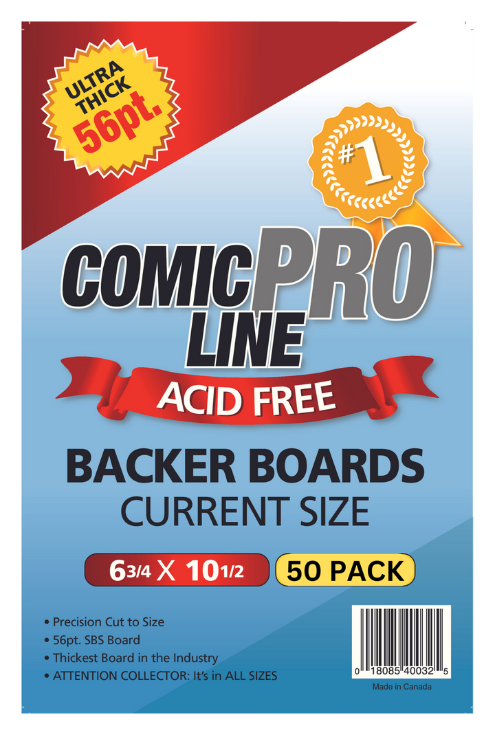 Shop Comic Book Boards | Acid Free Comic Backer Boards – Comic Pro Line